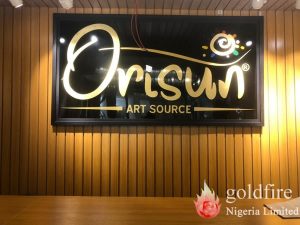 Signage: Orisun Art Gallery - Abuja - Goldfire Nigeria Limited