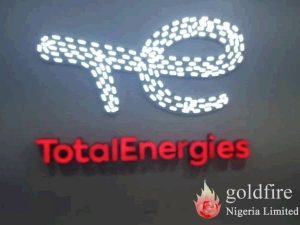 Internal Signage: Total Energies - Victoria Island, Lagos - Goldfire ...