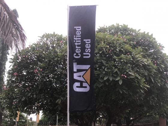 Flagpole Signage: Mantrac - Oregun, Ikeja - Goldfire Nigeria Limited
