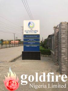 Elevation Church Pylon Signage Lekki - Goldfire Nigeria Limited